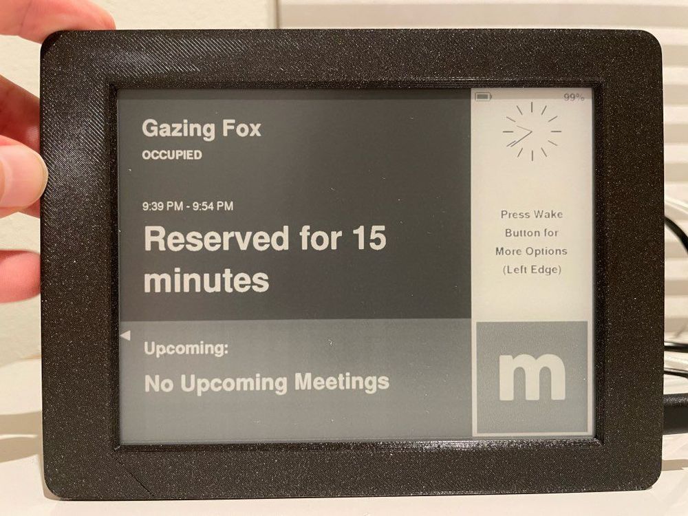 Introducing the E-Ink Meeting Room 365 Display